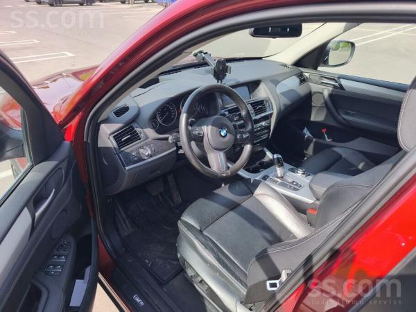 Red BMW X3 2012 in Riga, with an engine capacity of 2.00 L and mileage of 163 thousand km for 15200 €, photo 8 on AUTOMOTO.COM.LV