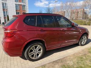 Red BMW X3 2012 in Riga, with an engine capacity of 2.00 L and mileage of 235 thousand km for 11800 €, photo 4 on AUTOMOTO.COM.LV