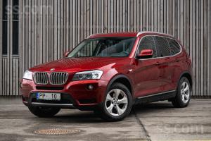 Red BMW X3 2013 in Riga, with an engine capacity of 2.00 L and mileage of 197 thousand km for 12300 €, photo 4 on AUTOMOTO.COM.LV