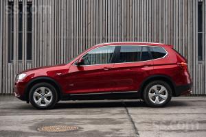 Red BMW X3 2013 in Riga, with an engine capacity of 2.00 L and mileage of 197 thousand km for 12300 €, photo 5 on AUTOMOTO.COM.LV