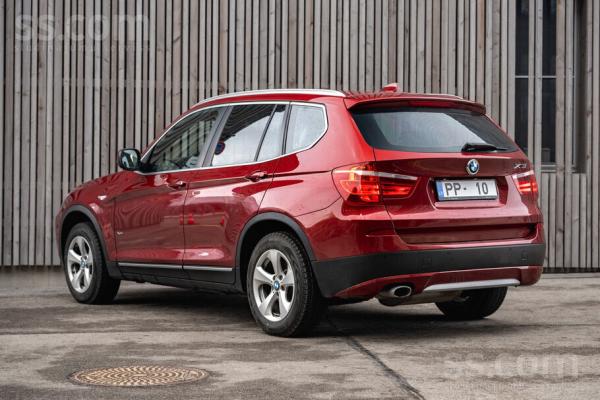Sarkans BMW X3 2013 Rīga, ar dzinēja tilpumu 2.00 L un nobraukumu 197 tūkst. km par 12300 €, foto 5 vietnē AUTOMOTO.COM.LV