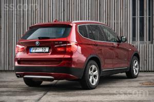 Red BMW X3 2013 in Riga, with an engine capacity of 2.00 L and mileage of 197 thousand km for 12300 €, photo 8 on AUTOMOTO.COM.LV