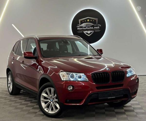 Sarkans BMW X3 2013 Marijampole, ar dzinēja tilpumu 2.99 L un nobraukumu 303 tūkst. km par 10450 €, foto 1 vietnē AUTOMOTO.COM.LV