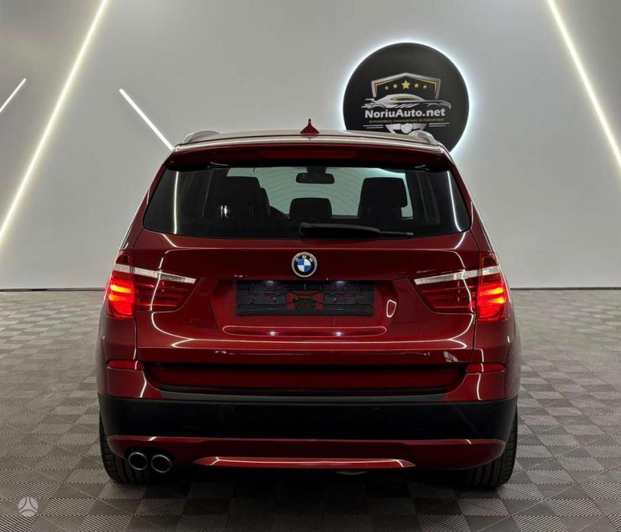 Red BMW X3 2013 in Marijampole, with an engine capacity of 2.99 L and mileage of 303 thousand km for 10450 €, photo 33 on AUTOMOTO.COM.LV