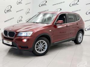 Red BMW X3 2014 in Vilnius, with an engine capacity of 2.00 L and mileage of 272 thousand km for 7450 €, photo  on AUTOMOTO.COM.LV