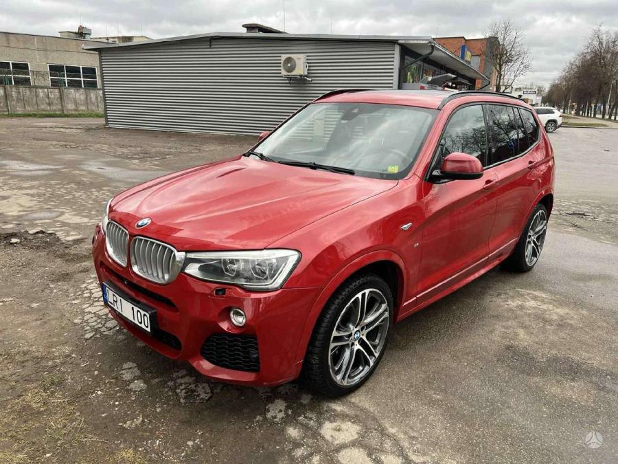 Sarkans BMW X3 2015 Šauļi, ar dzinēja tilpumu 2.99 L un nobraukumu 289 tūkst. km par 17000 €, foto 2 vietnē AUTOMOTO.COM.LV