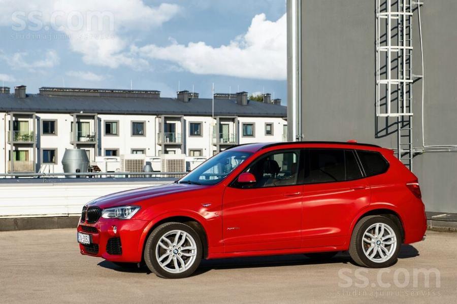 Sarkans BMW X3 2015 Jūrmala, ar dzinēja tilpumu 3.00 L un nobraukumu 139 tūkst. km par 16900 €, foto 6 vietnē AUTOMOTO.COM.LV