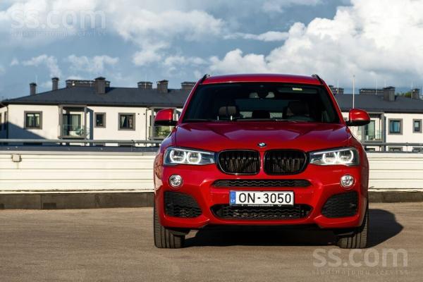 Sarkans BMW X3 2015 Jūrmala, ar dzinēja tilpumu 3.00 L un nobraukumu 139 tūkst. km par 16900 €, foto 7 vietnē AUTOMOTO.COM.LV