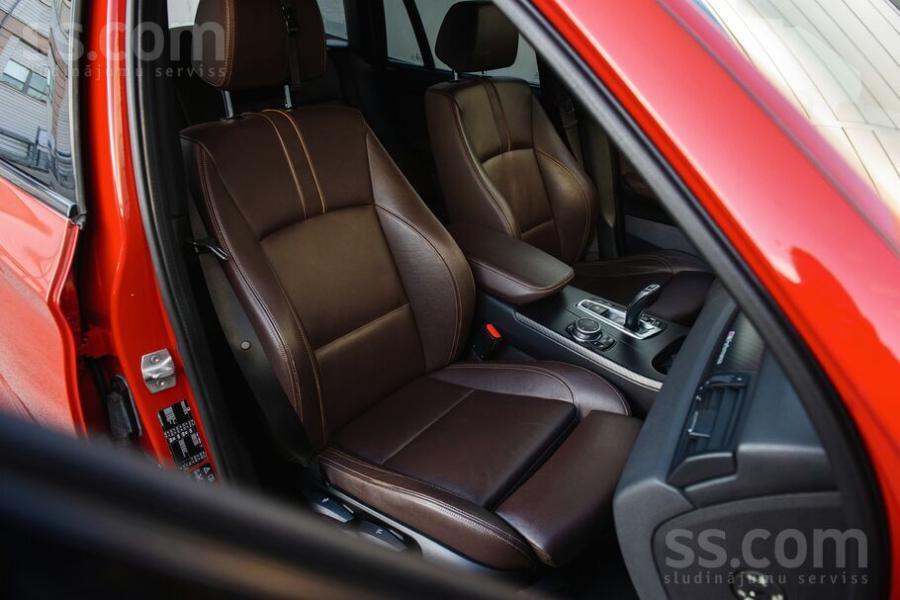 Sarkans BMW X3 2015 Jūrmala, ar dzinēja tilpumu 3.00 L un nobraukumu 139 tūkst. km par 16900 €, foto 14 vietnē AUTOMOTO.COM.LV