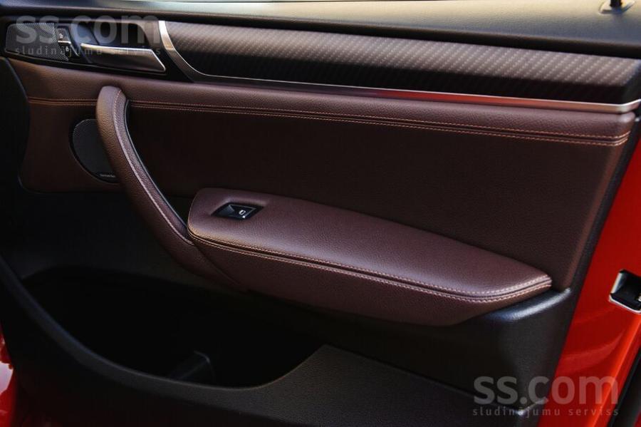 Sarkans BMW X3 2015 Jūrmala, ar dzinēja tilpumu 3.00 L un nobraukumu 139 tūkst. km par 16900 €, foto 23 vietnē AUTOMOTO.COM.LV