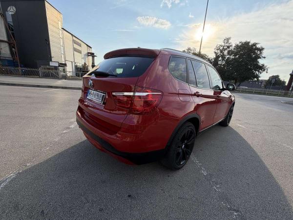 Red BMW X3 2015 in Marijampole, with an engine capacity of 2.00 L and mileage of 131 thousand km for 16900 €, photo 4 on AUTOMOTO.COM.LV