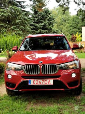 Sarkans BMW X3 2017 Šauļi, ar dzinēja tilpumu 2.00 L un nobraukumu 138 tūkst. km par 11999 €, foto 5 vietnē AUTOMOTO.COM.LV