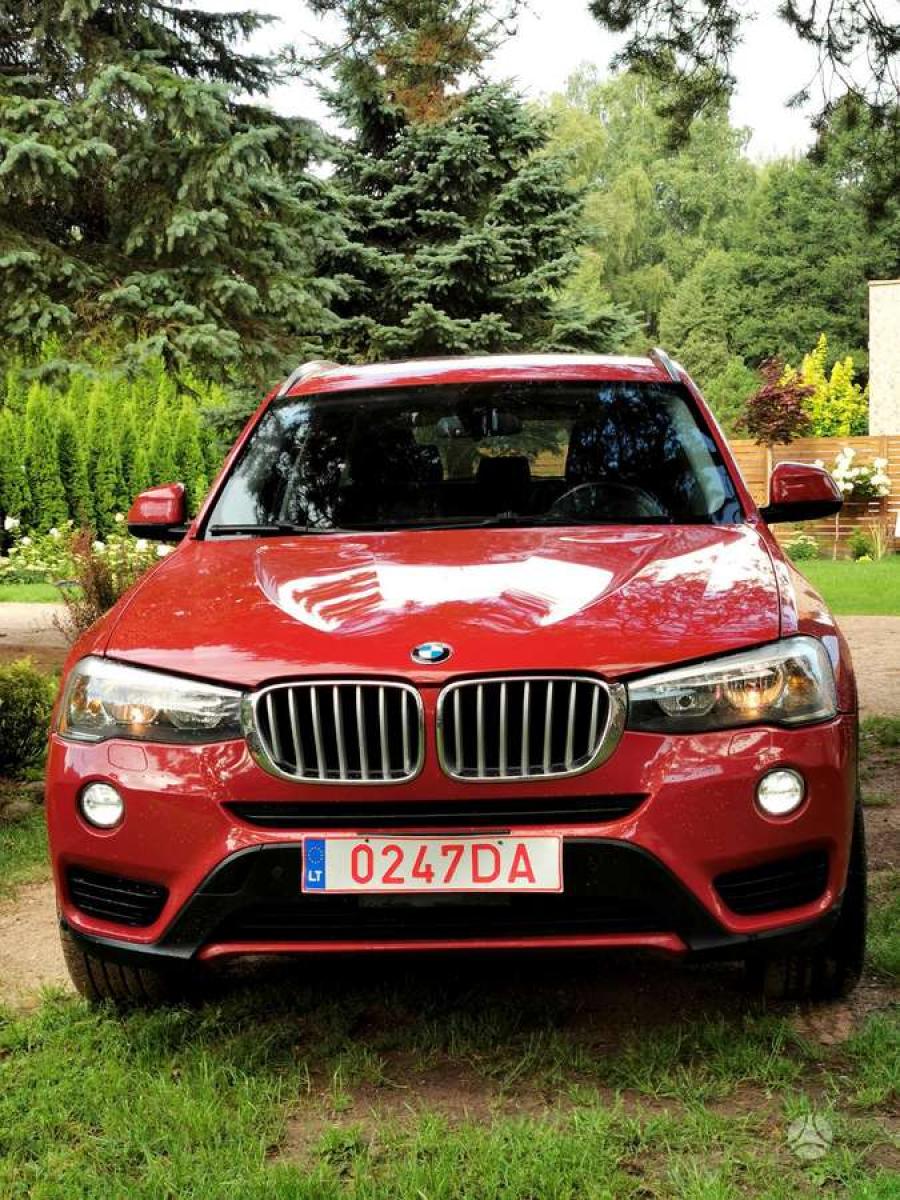 Sarkans BMW X3 2017 Šauļi, ar dzinēja tilpumu 2.00 L un nobraukumu 138 tūkst. km par 11999 €, foto 5 vietnē AUTOMOTO.COM.LV
