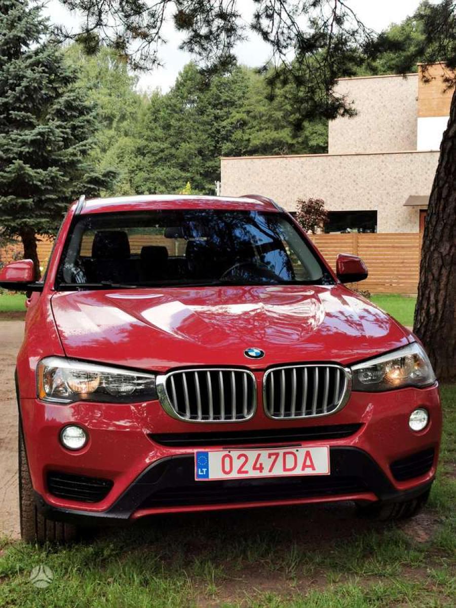 Red BMW X3 2017 in Siauliai, with an engine capacity of 2.00 L and mileage of 138 thousand km for 11999 €, photo 19 on AUTOMOTO.COM.LV