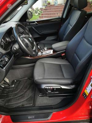 Red BMW X3 2017 in Siauliai, with an engine capacity of 2.00 L and mileage of 138 thousand km for 11999 €, photo 43 on AUTOMOTO.COM.LV