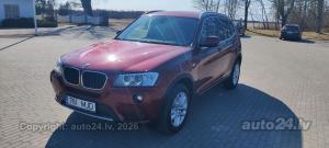 Sarkans BMW X3 2013 Jehvi, ar dzinēja tilpumu 2.00 L un nobraukumu 139 tūkst. km par 12500 €, foto  vietnē AUTOMOTO.COM.LV