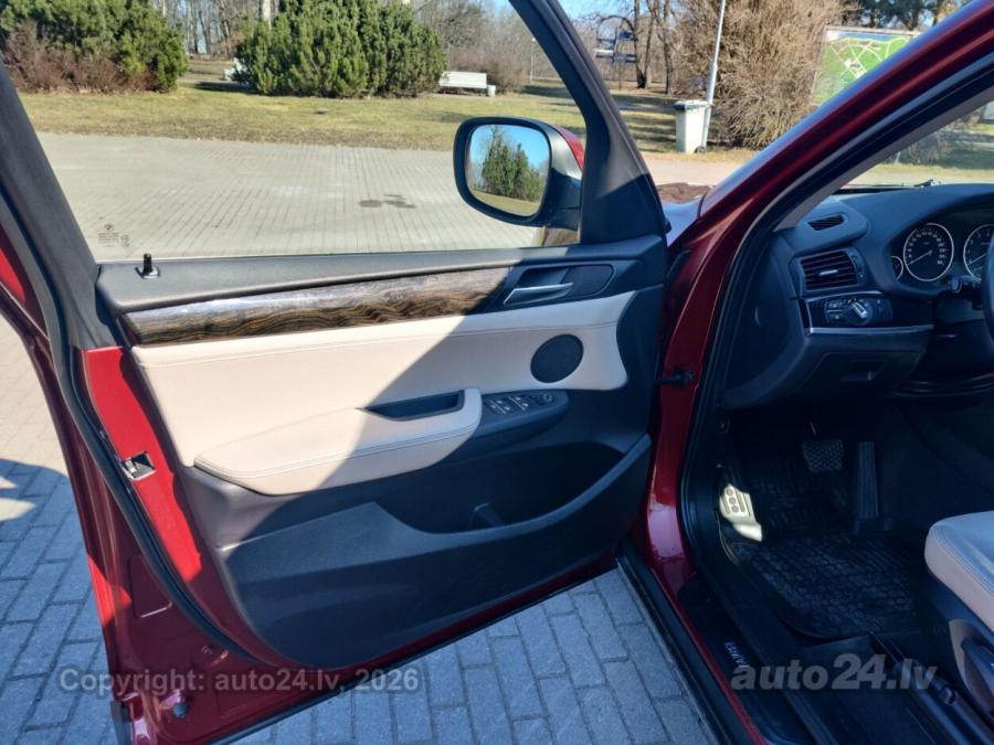 Red BMW X3 2013 in Johvi, with an engine capacity of 2.00 L and mileage of 139 thousand km for 12500 €, photo 8 on AUTOMOTO.COM.LV