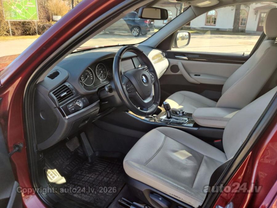 Red BMW X3 2013 in Johvi, with an engine capacity of 2.00 L and mileage of 139 thousand km for 12500 €, photo 9 on AUTOMOTO.COM.LV