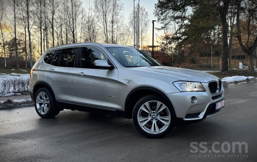 BMW X3 2012 in Jurmala, with an engine capacity of 2.00 L and mileage of 211 thousand km for 9250 €, photo 3 on AUTOMOTO.COM.LV