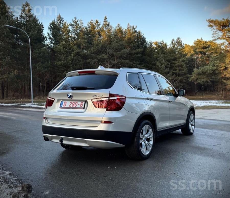 BMW X3 2012 in Jurmala, with an engine capacity of 2.00 L and mileage of 211 thousand km for 9250 €, photo 6 on AUTOMOTO.COM.LV