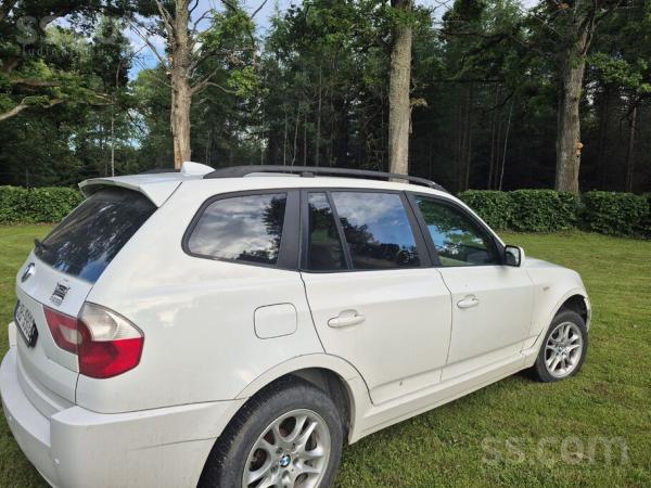 White BMW X3 2005 in Rezekne, with an engine capacity of 2.50 L and mileage of 175 thousand km for 2900 €, photo 1 on AUTOMOTO.COM.LV