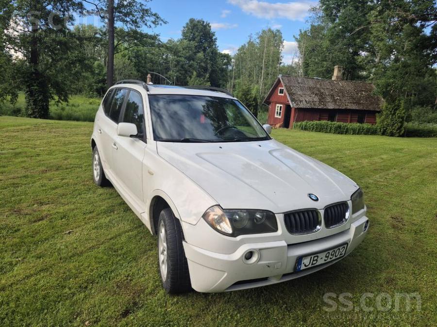 White BMW X3 2005 in Rezekne, with an engine capacity of 2.50 L and mileage of 175 thousand km for 2900 €, photo 3 on AUTOMOTO.COM.LV