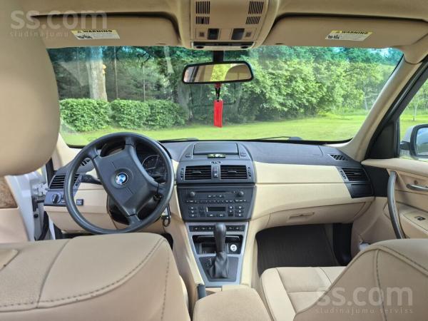 White BMW X3 2005 in Rezekne, with an engine capacity of 2.50 L and mileage of 175 thousand km for 2900 €, photo 4 on AUTOMOTO.COM.LV
