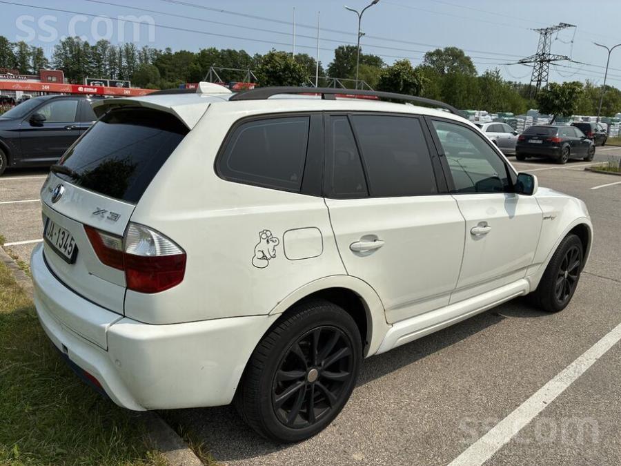 Balts BMW X3 2007 Rīga, ar dzinēja tilpumu 3.00 L un nobraukumu 260 tūkst. km par 12690 €, foto 3 vietnē AUTOMOTO.COM.LV