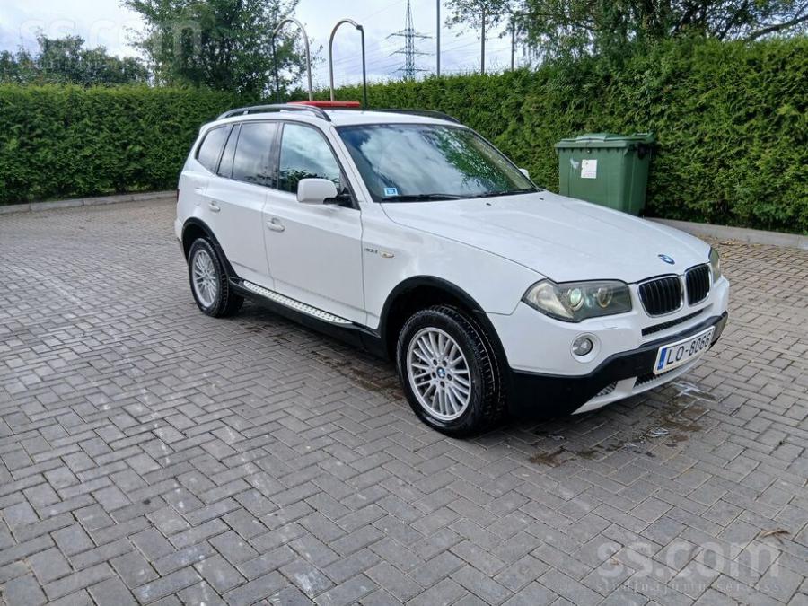 Balts BMW X3 2007 Ogre, ar dzinēja tilpumu 2.00 L un nobraukumu 279 tūkst. km par 3700 €, foto 1 vietnē AUTOMOTO.COM.LV