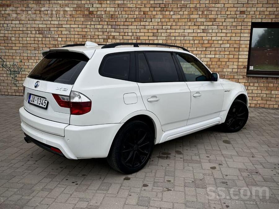 Balts BMW X3 2007 Jelgava, ar dzinēja tilpumu 3.00 L un nobraukumu 264 tūkst. km par 6000 €, foto 5 vietnē AUTOMOTO.COM.LV