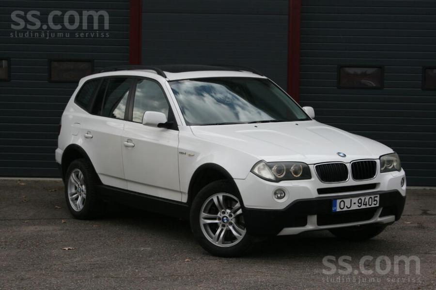 Balts BMW X3 2007 Jelgava, ar dzinēja tilpumu 2.00 L un nobraukumu 280 tūkst. km par 5795 €, foto 1 vietnē AUTOMOTO.COM.LV