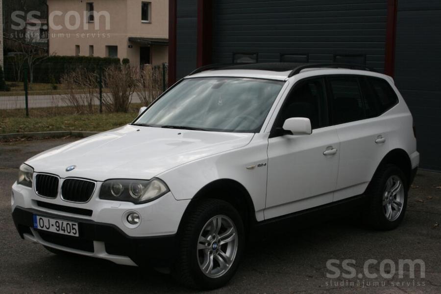 Balts BMW X3 2007 Jelgava, ar dzinēja tilpumu 2.00 L un nobraukumu 280 tūkst. km par 5795 €, foto 5 vietnē AUTOMOTO.COM.LV