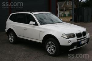 Balts BMW X3 2007 Jelgava, ar dzinēja tilpumu 2.00 L un nobraukumu 280 tūkst. km par 5795 €, foto 6 vietnē AUTOMOTO.COM.LV