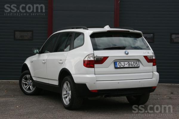White BMW X3 2007 in Jelgava, with an engine capacity of 2.00 L and mileage of 280 thousand km for 5795 €, photo 7 on AUTOMOTO.COM.LV