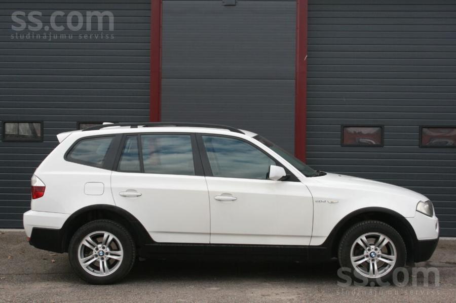 Balts BMW X3 2007 Jelgava, ar dzinēja tilpumu 2.00 L un nobraukumu 280 tūkst. km par 5795 €, foto 10 vietnē AUTOMOTO.COM.LV