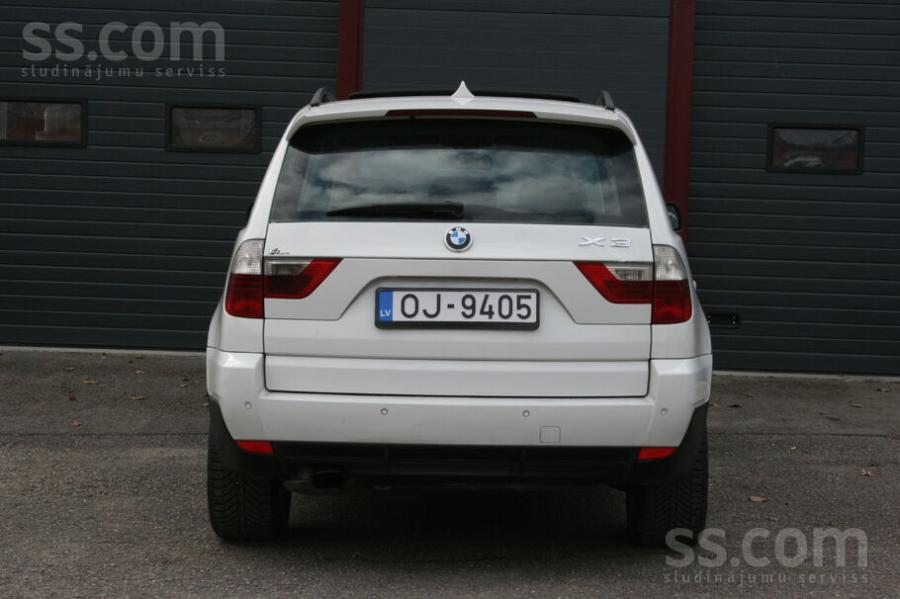 Balts BMW X3 2007 Jelgava, ar dzinēja tilpumu 2.00 L un nobraukumu 280 tūkst. km par 5795 €, foto 13 vietnē AUTOMOTO.COM.LV