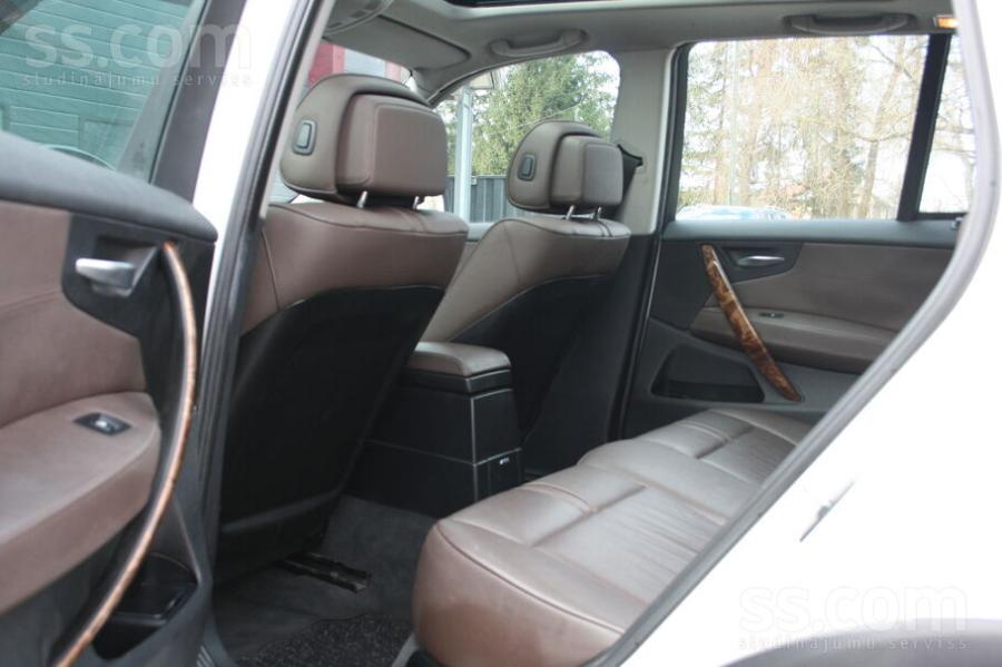 Balts BMW X3 2007 Jelgava, ar dzinēja tilpumu 2.00 L un nobraukumu 280 tūkst. km par 5795 €, foto 17 vietnē AUTOMOTO.COM.LV
