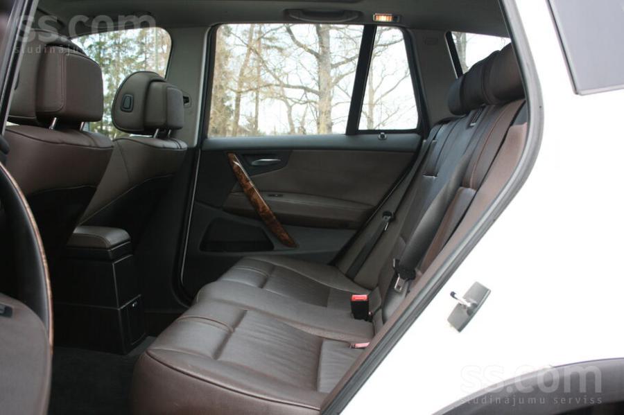 Balts BMW X3 2007 Jelgava, ar dzinēja tilpumu 2.00 L un nobraukumu 280 tūkst. km par 5795 €, foto 18 vietnē AUTOMOTO.COM.LV