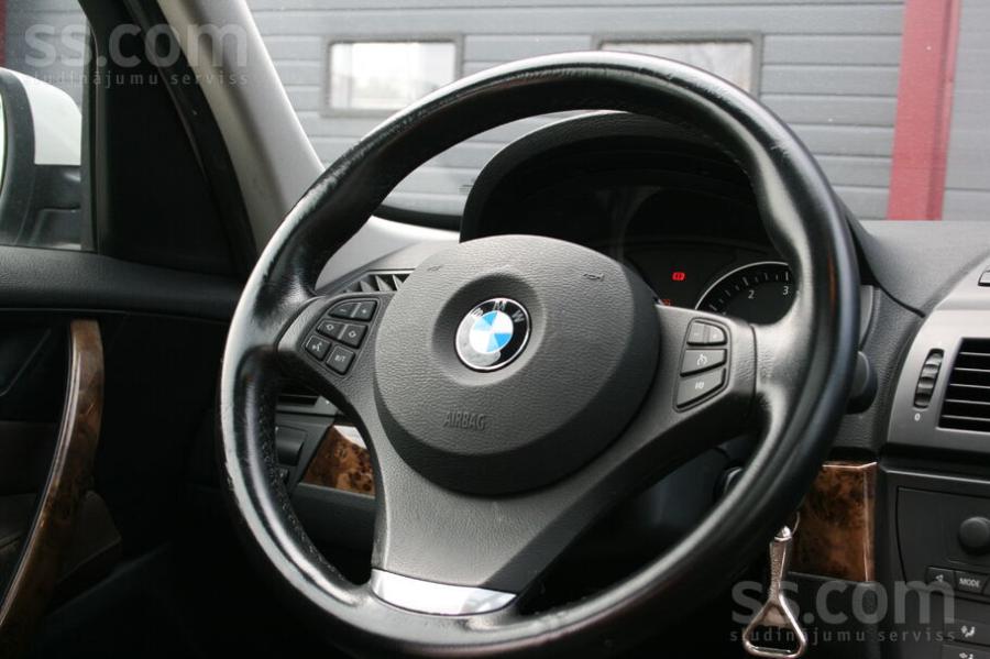 Balts BMW X3 2007 Jelgava, ar dzinēja tilpumu 2.00 L un nobraukumu 280 tūkst. km par 5795 €, foto 23 vietnē AUTOMOTO.COM.LV