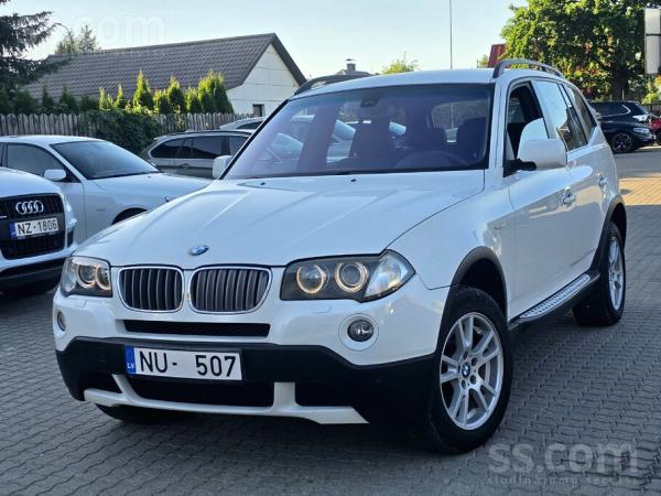 White BMW X3 2007 in Jelgava, with an engine capacity of 2.50 L and mileage of 260 thousand km for 5999 €, photo 3 on AUTOMOTO.COM.LV