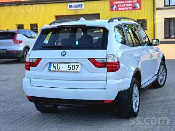 White BMW X3 2007 in Jelgava, with an engine capacity of 2.50 L and mileage of 260 thousand km for 5999 €, photo 10 on AUTOMOTO.COM.LV