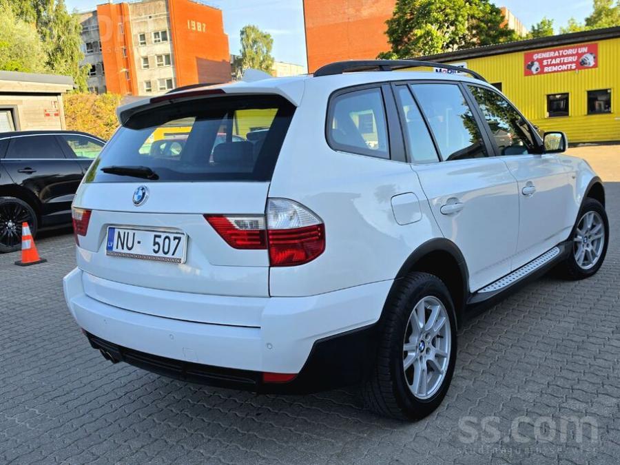 Balts BMW X3 2007 Jelgava, ar dzinēja tilpumu 2.50 L un nobraukumu 260 tūkst. km par 5999 €, foto 9 vietnē AUTOMOTO.COM.LV