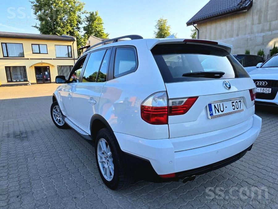 Balts BMW X3 2007 Jelgava, ar dzinēja tilpumu 2.50 L un nobraukumu 260 tūkst. km par 5999 €, foto 13 vietnē AUTOMOTO.COM.LV