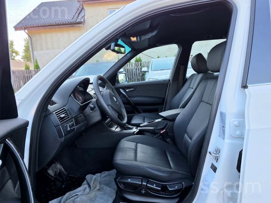 Balts BMW X3 2007 Jelgava, ar dzinēja tilpumu 2.50 L un nobraukumu 260 tūkst. km par 5999 €, foto 19 vietnē AUTOMOTO.COM.LV