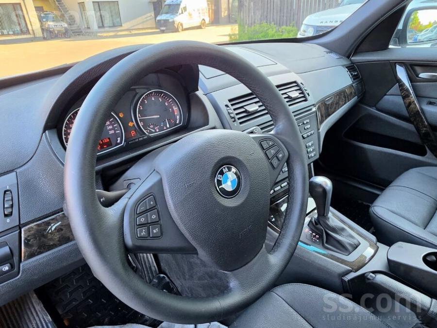 Balts BMW X3 2007 Jelgava, ar dzinēja tilpumu 2.50 L un nobraukumu 260 tūkst. km par 5999 €, foto 24 vietnē AUTOMOTO.COM.LV