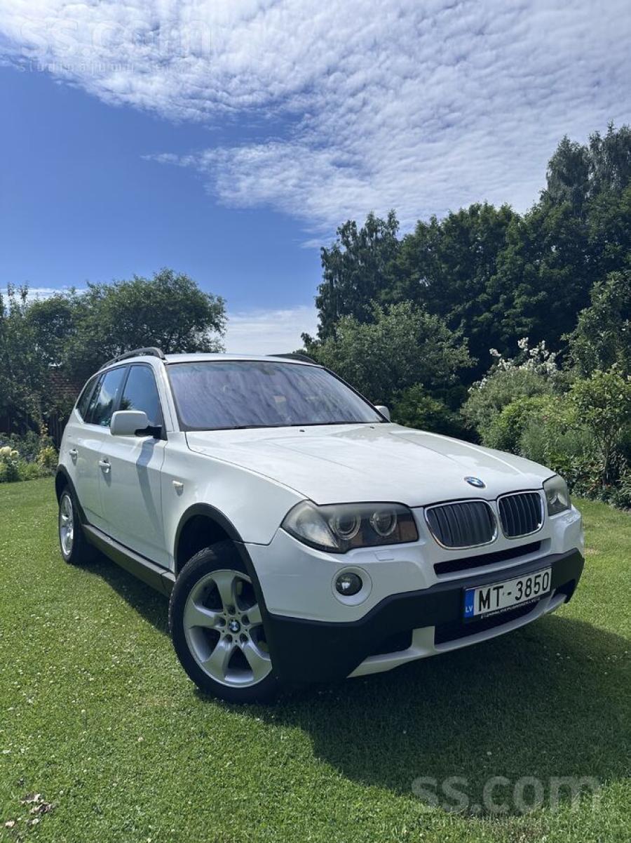 White BMW X3 2007 in Bauska, with an engine capacity of 3.00 L and mileage of 311 thousand km for 5250 €, photo 1 on AUTOMOTO.COM.LV