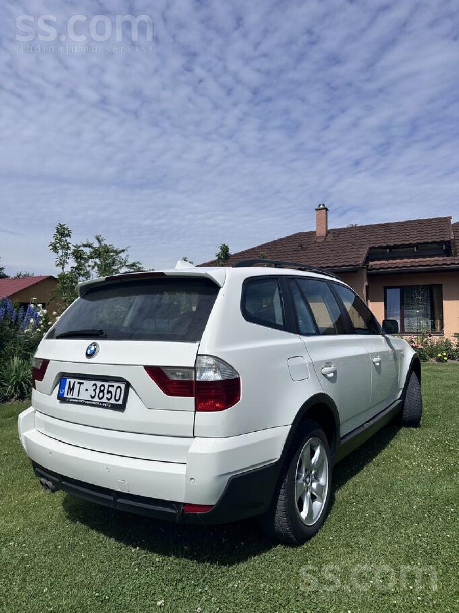 White BMW X3 2007 in Bauska, with an engine capacity of 3.00 L and mileage of 311 thousand km for 5250 €, photo 3 on AUTOMOTO.COM.LV