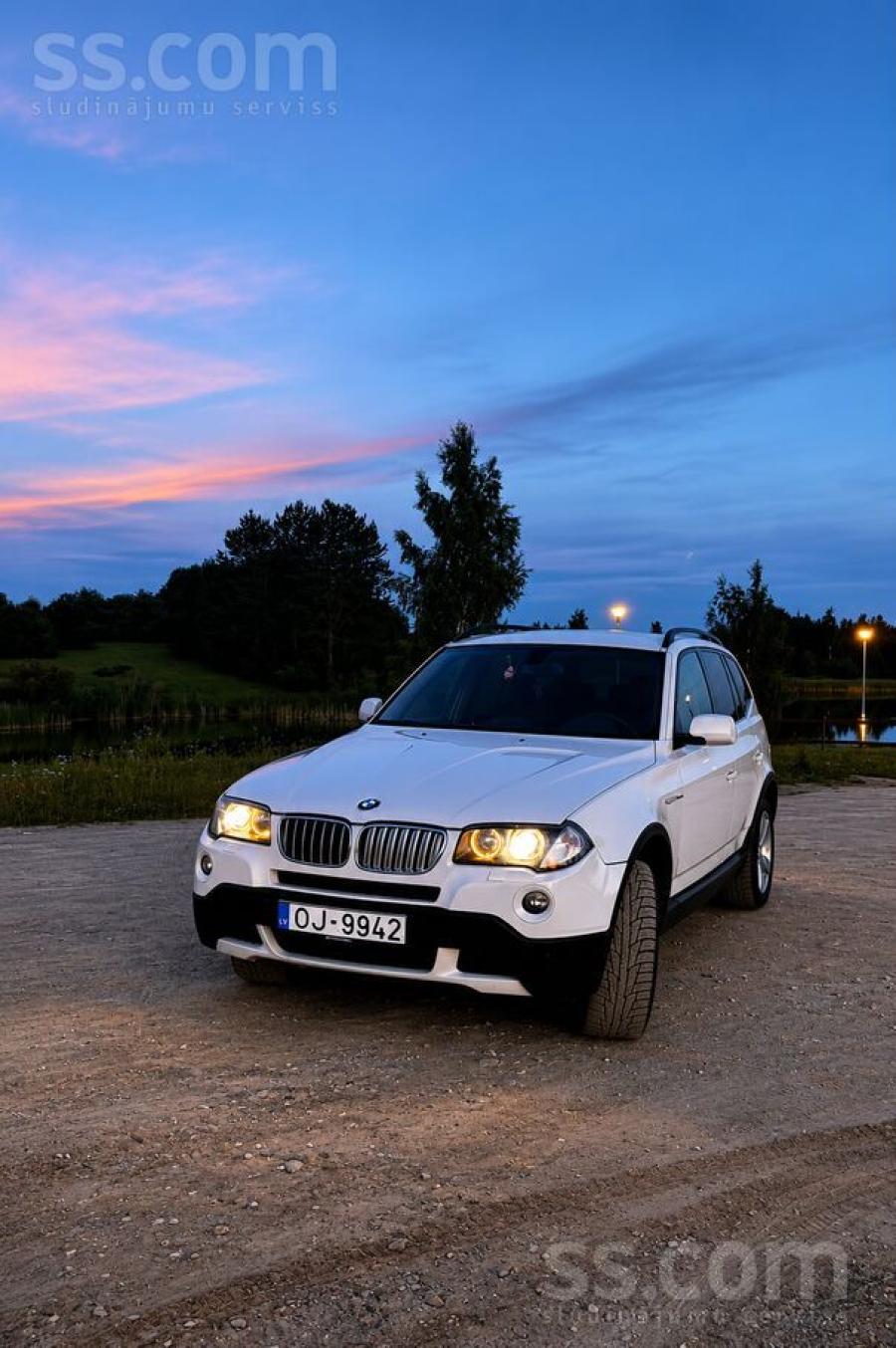 White BMW X3 2007 in Saldus, with an engine capacity of 3.00 L and mileage of 308 thousand km for 7500 €, photo 1 on AUTOMOTO.COM.LV