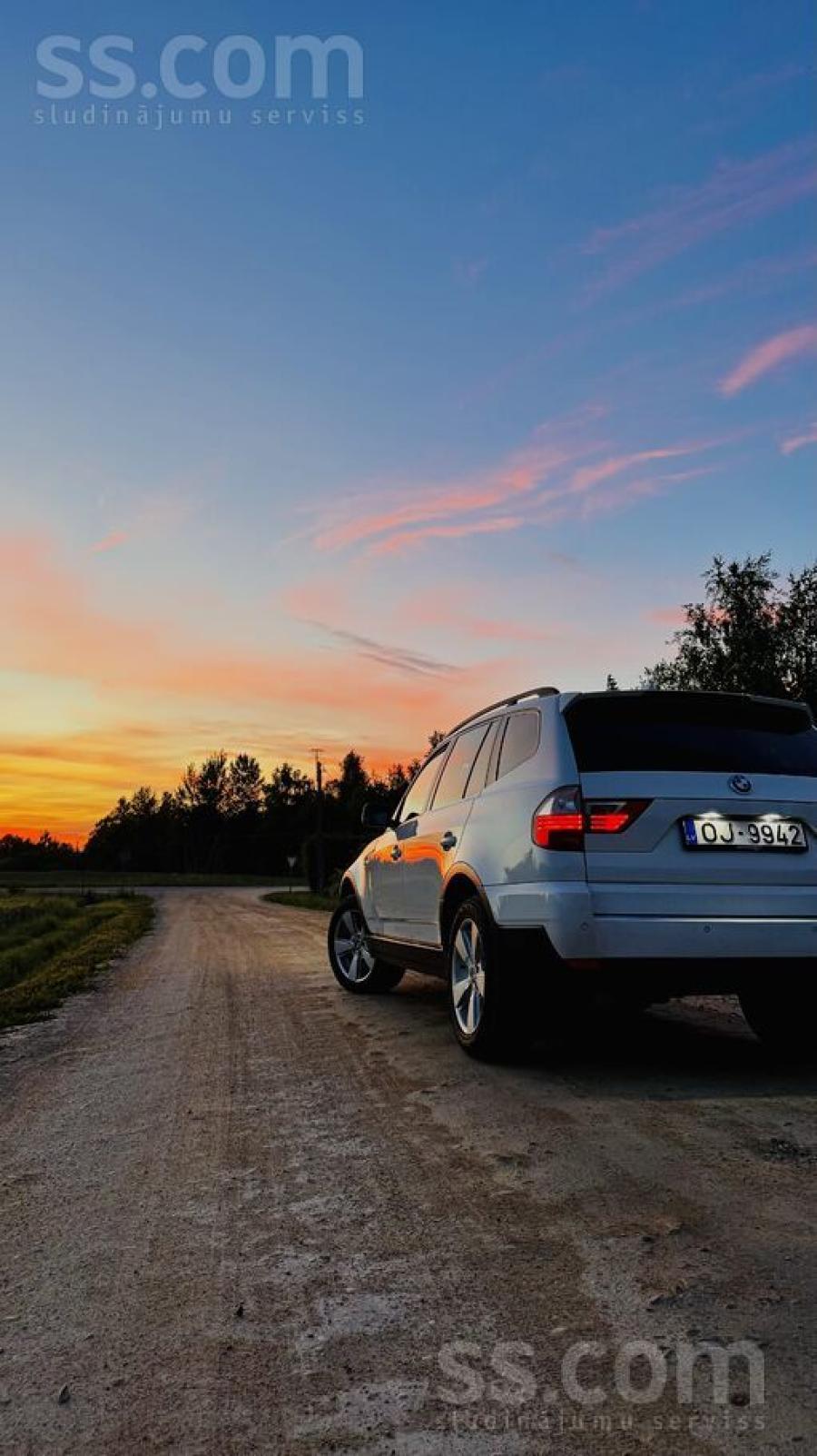 White BMW X3 2007 in Saldus, with an engine capacity of 3.00 L and mileage of 308 thousand km for 7500 €, photo 3 on AUTOMOTO.COM.LV