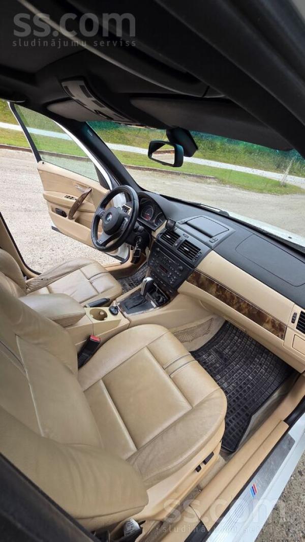 Balts BMW X3 2007 Bauska, ar dzinēja tilpumu 3.00 L un nobraukumu 260 tūkst. km par 4650 €, foto 6 vietnē AUTOMOTO.COM.LV